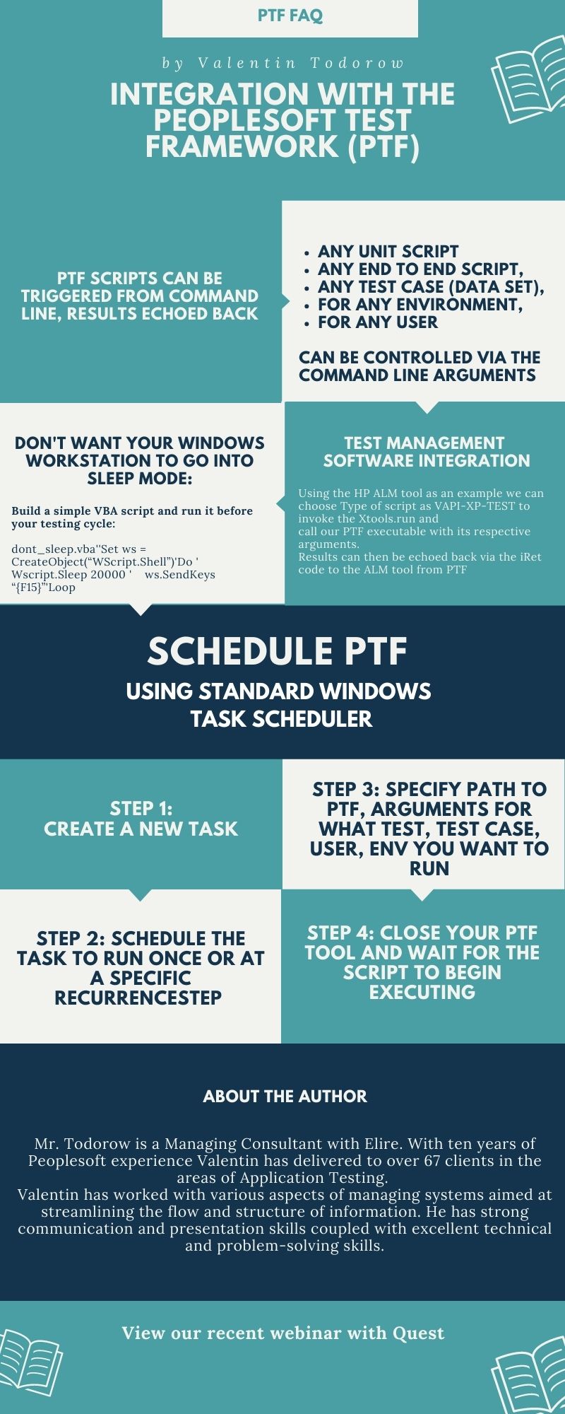 Peoplesoft Test Framework Expanded — Elire Consulting