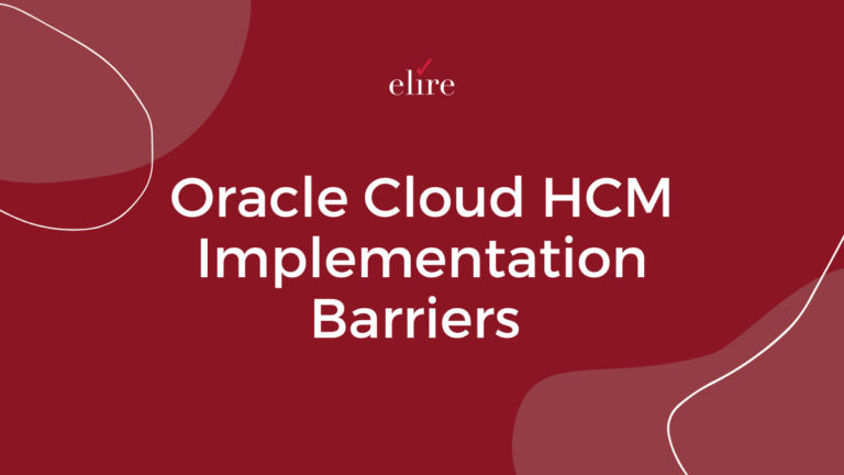 Cloud HCM — Elire Consulting Cloud HCM — Elire Consulting
